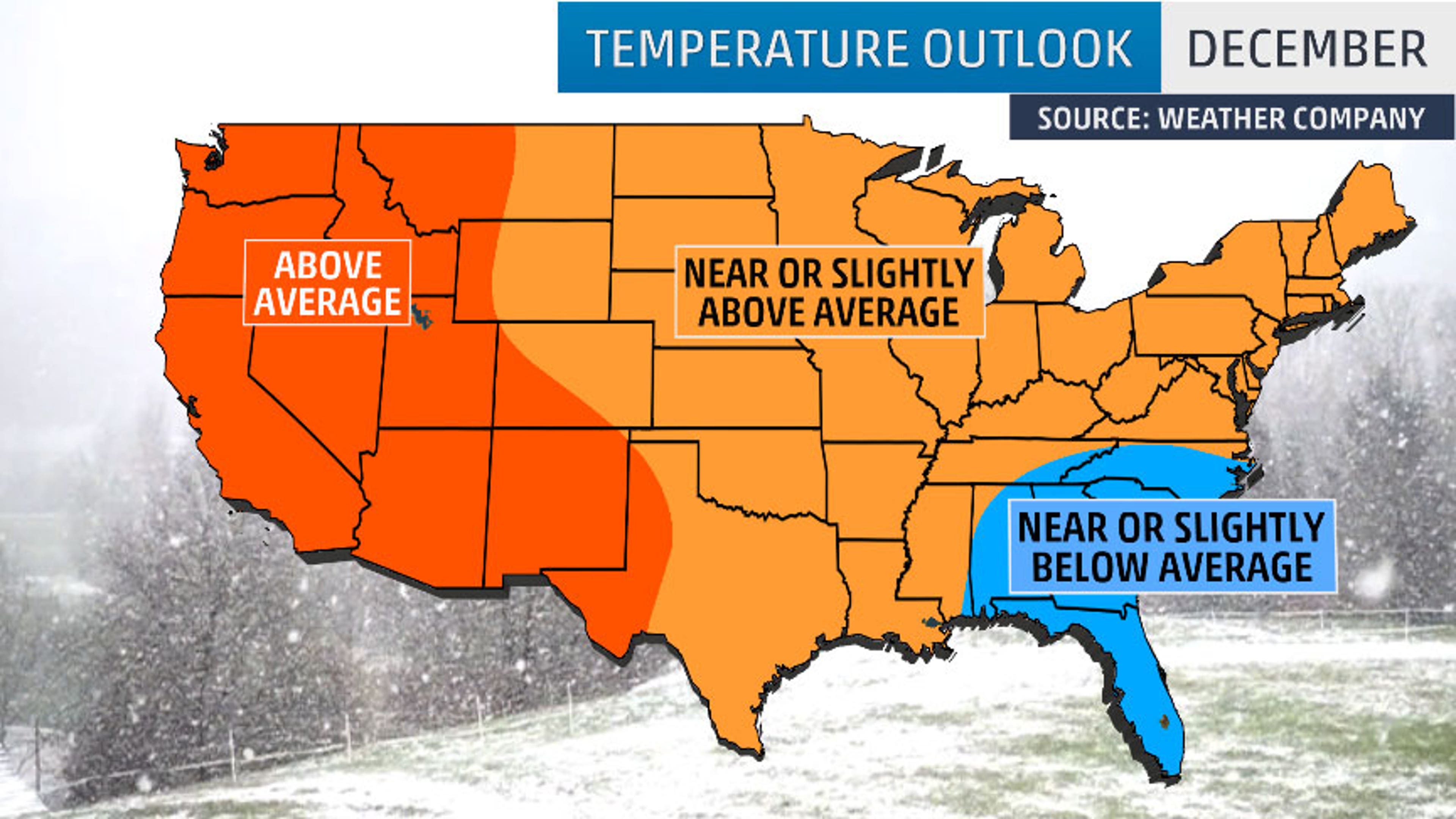 Winter 2019-20 Will Likely Be Warmer Than Average in Southern U.S ...
