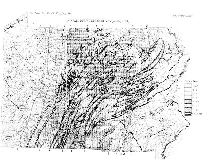 Location Of Map Of Johnstown Flood