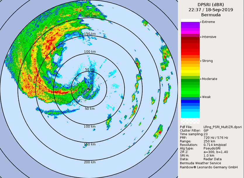 Hurricane Humberto Batters Bermuda, Heads Out to Sea | Weather Underground