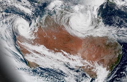 First Category 5 Storm of 2018: Tropical Cyclone Marcus Northwest of ...