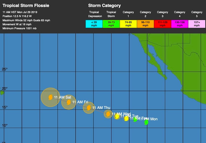 Erick and Flossie Churning Up the East Pacific; Two Waves Fester in ...