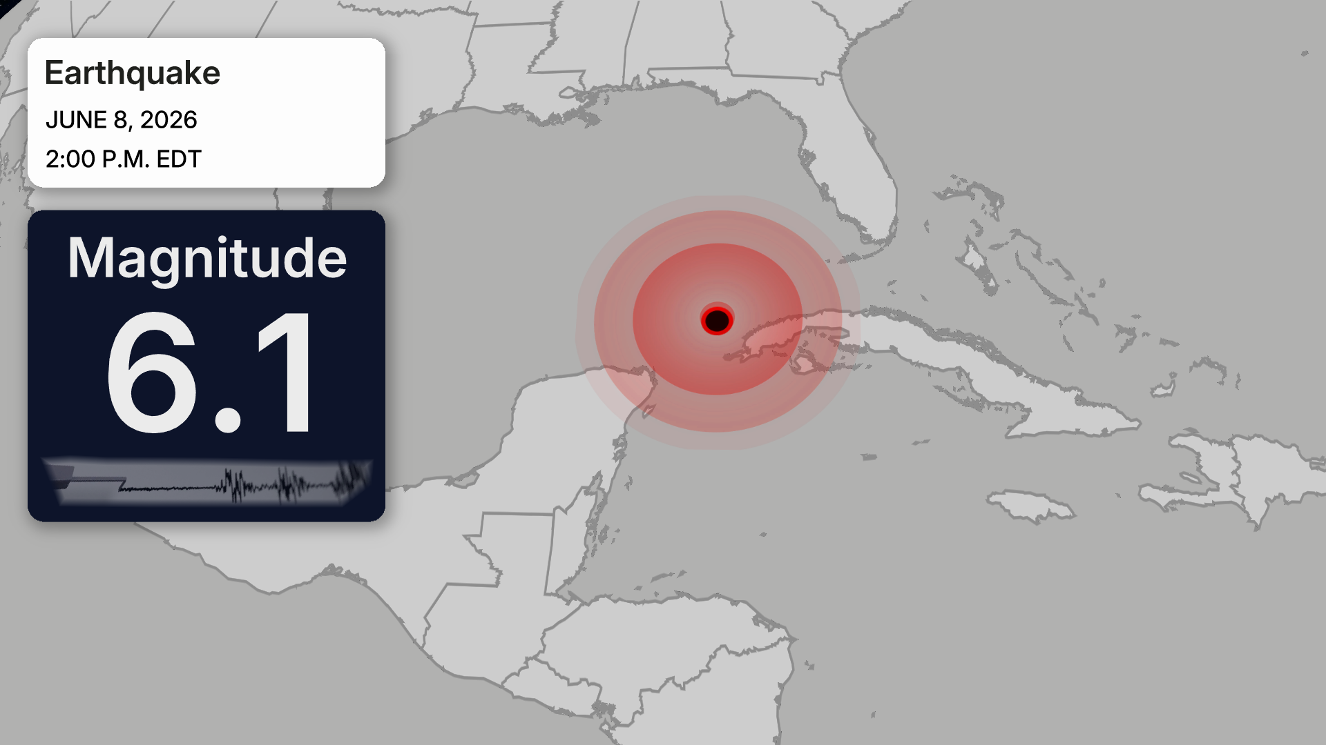 6.1 Magnitude earthquake near Cuba felt across southern Florida