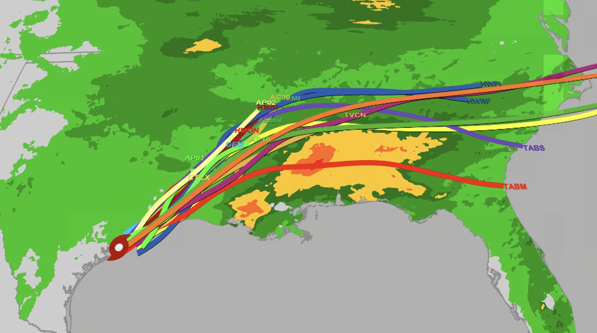 Tropical Storm Arthur tracker