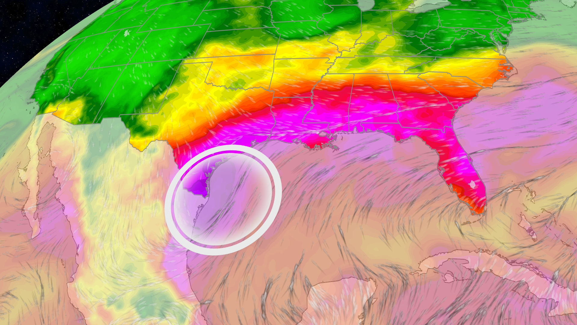 Tropical moisture brings South rain, flood threat this week