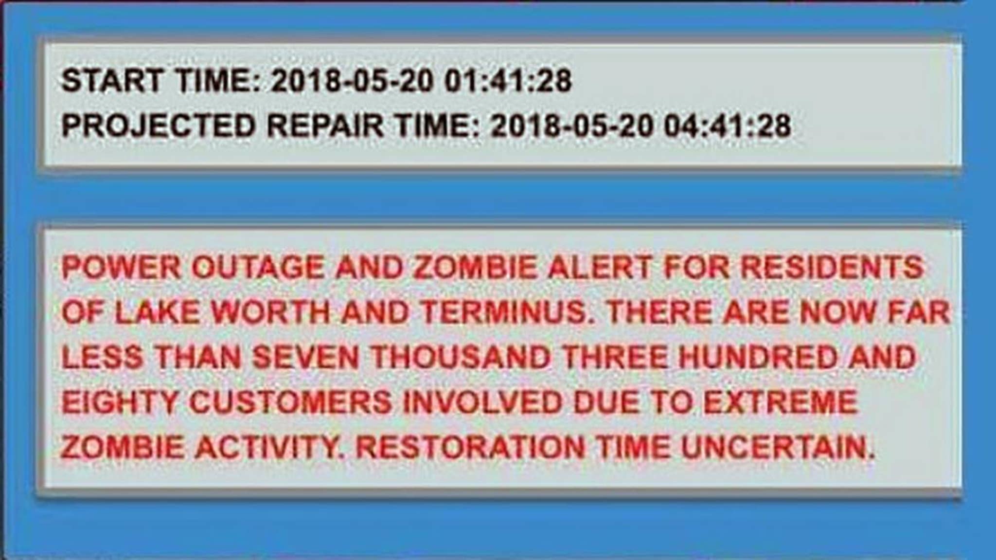 Zombie Alert? Florida City Warns Residents About the Undead During ...